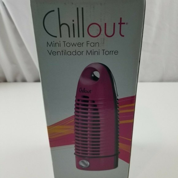 Kaz | Office | Kaz Chillout Mini Tower Desk Fan Pink With Black | Poshmark